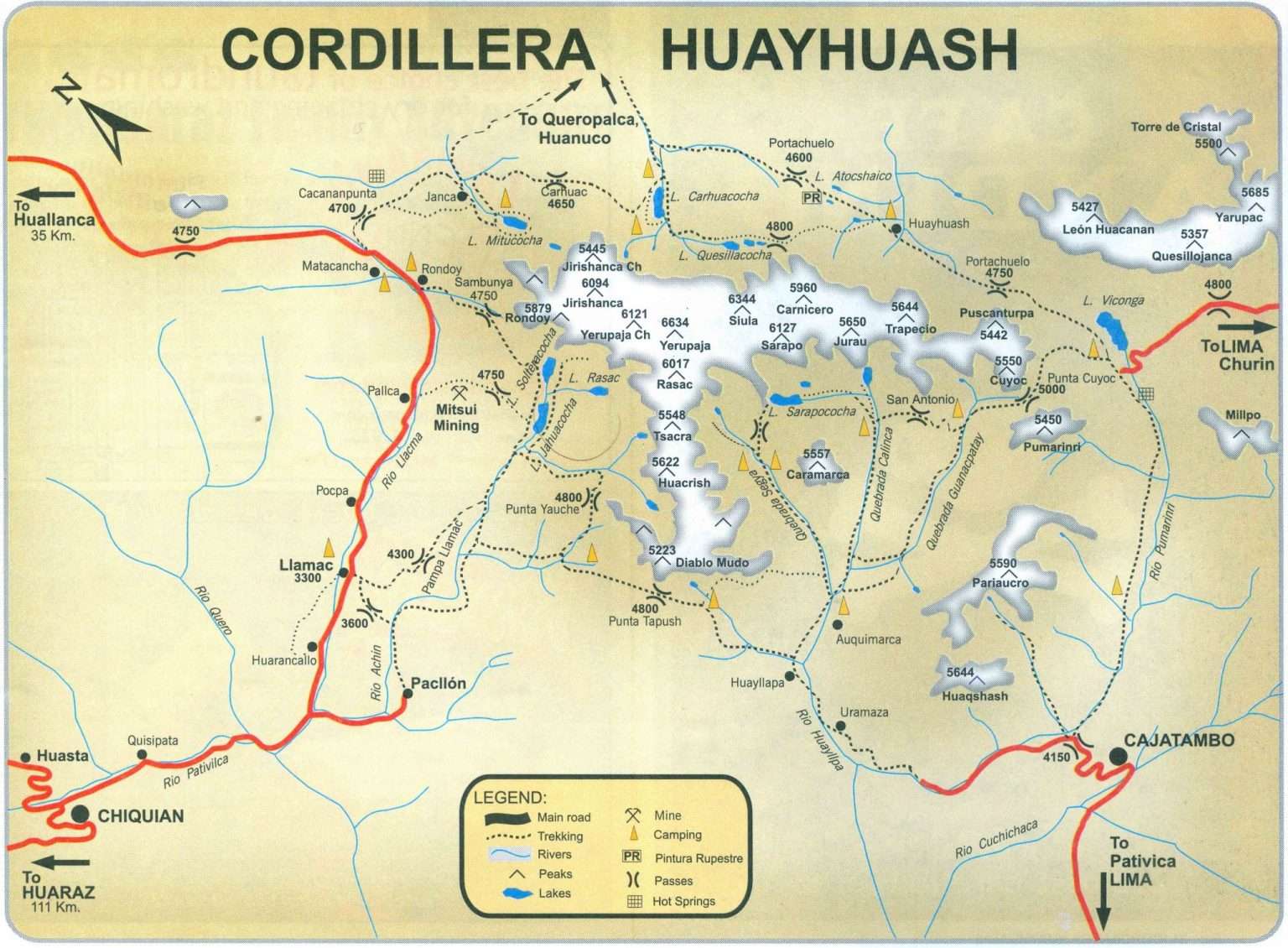 Circuit of Cordillera Huayhuash - Peru - BajanThings