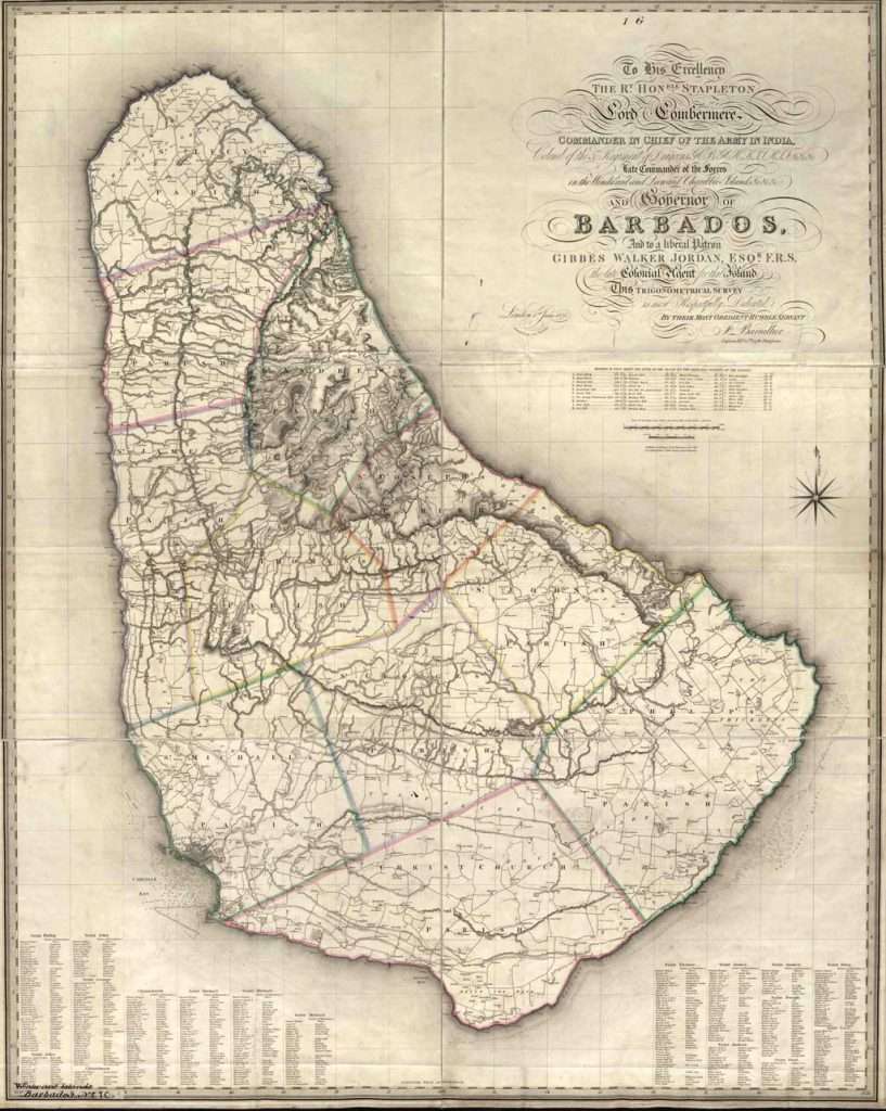 Old Maps of Barbados 1800 to 1900 - BajanThings