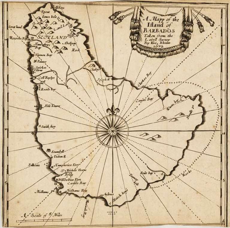 Old Maps of Barbados 1500s to 1700 - BajanThings