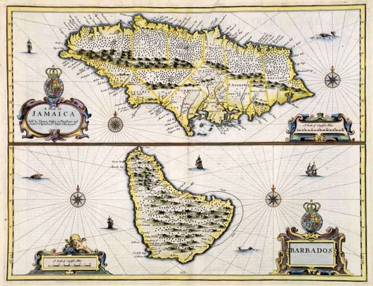 Old Maps of Barbados 1500s to 1700 - BajanThings