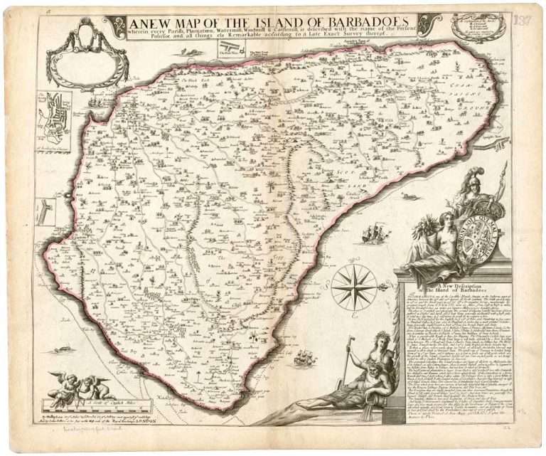 Old Maps of Barbados 1500s to 1700 - BajanThings