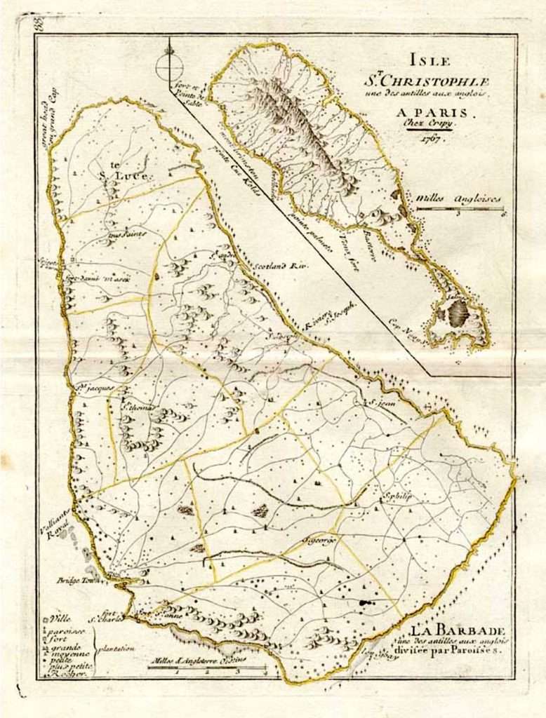 Old Maps of Barbados 1700 to 1800 - BajanThings