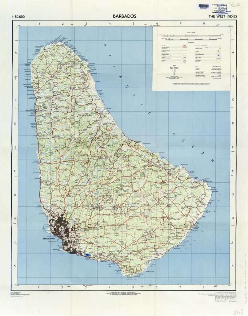 Old Maps of Barbados 1900 to 1980s - BajanThings