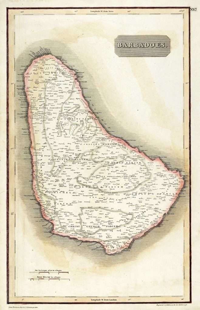 Old Maps of Barbados 1800 to 1900 - BajanThings
