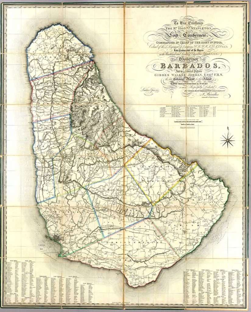 Old Maps of Barbados 1800 to 1900 - BajanThings