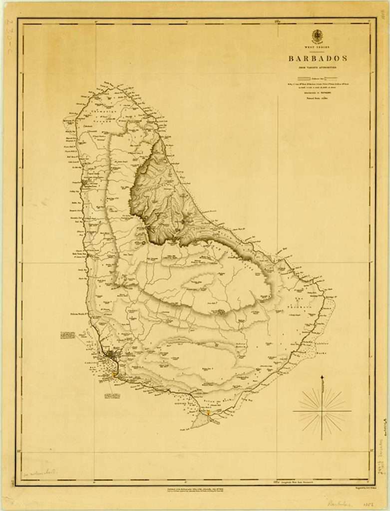 Old Maps of Barbados 1800 to 1900 - BajanThings