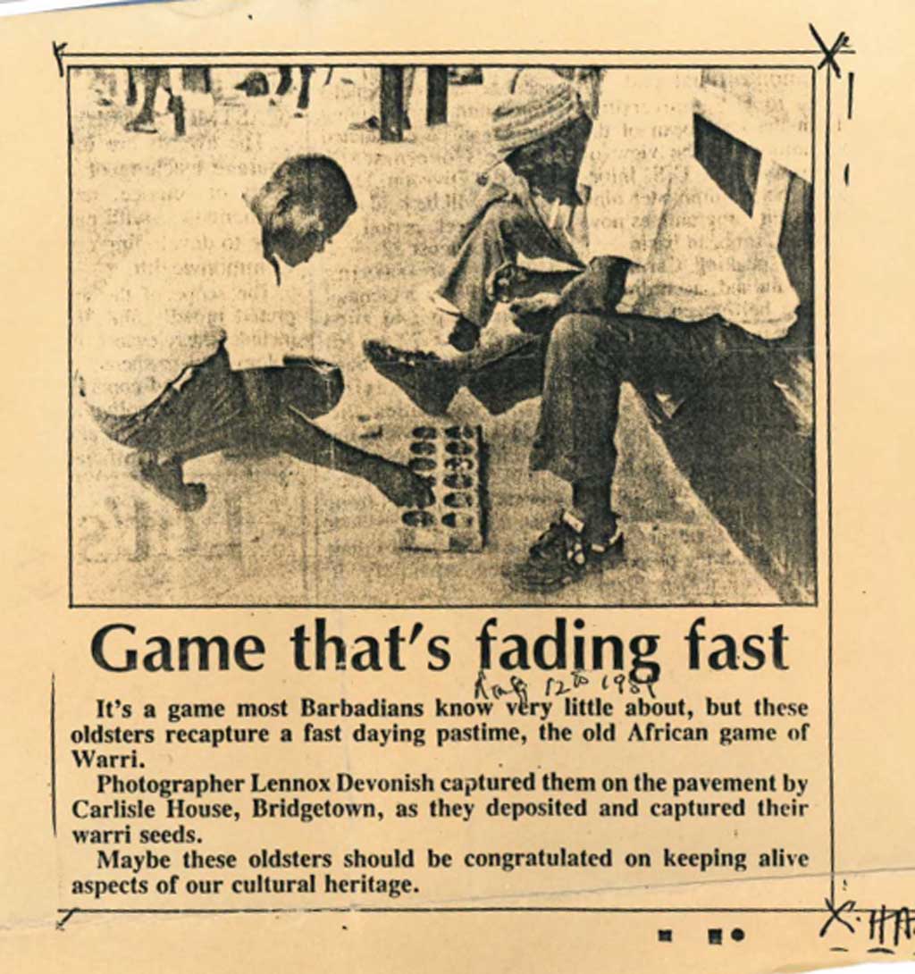 Warri: a game from West Africa brought to Barbados - BajanThings