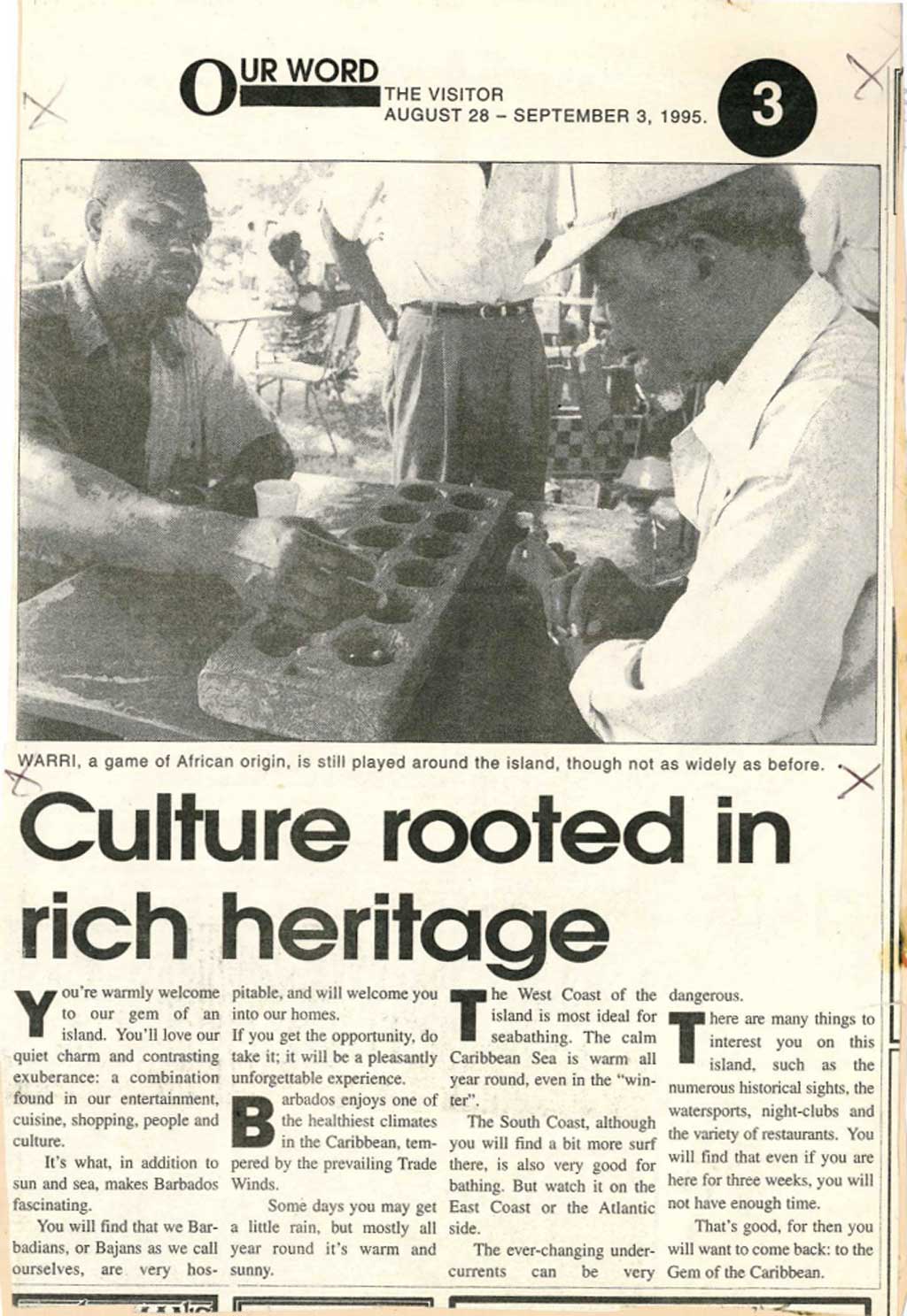 Warri: a game from West Africa brought to Barbados - BajanThings