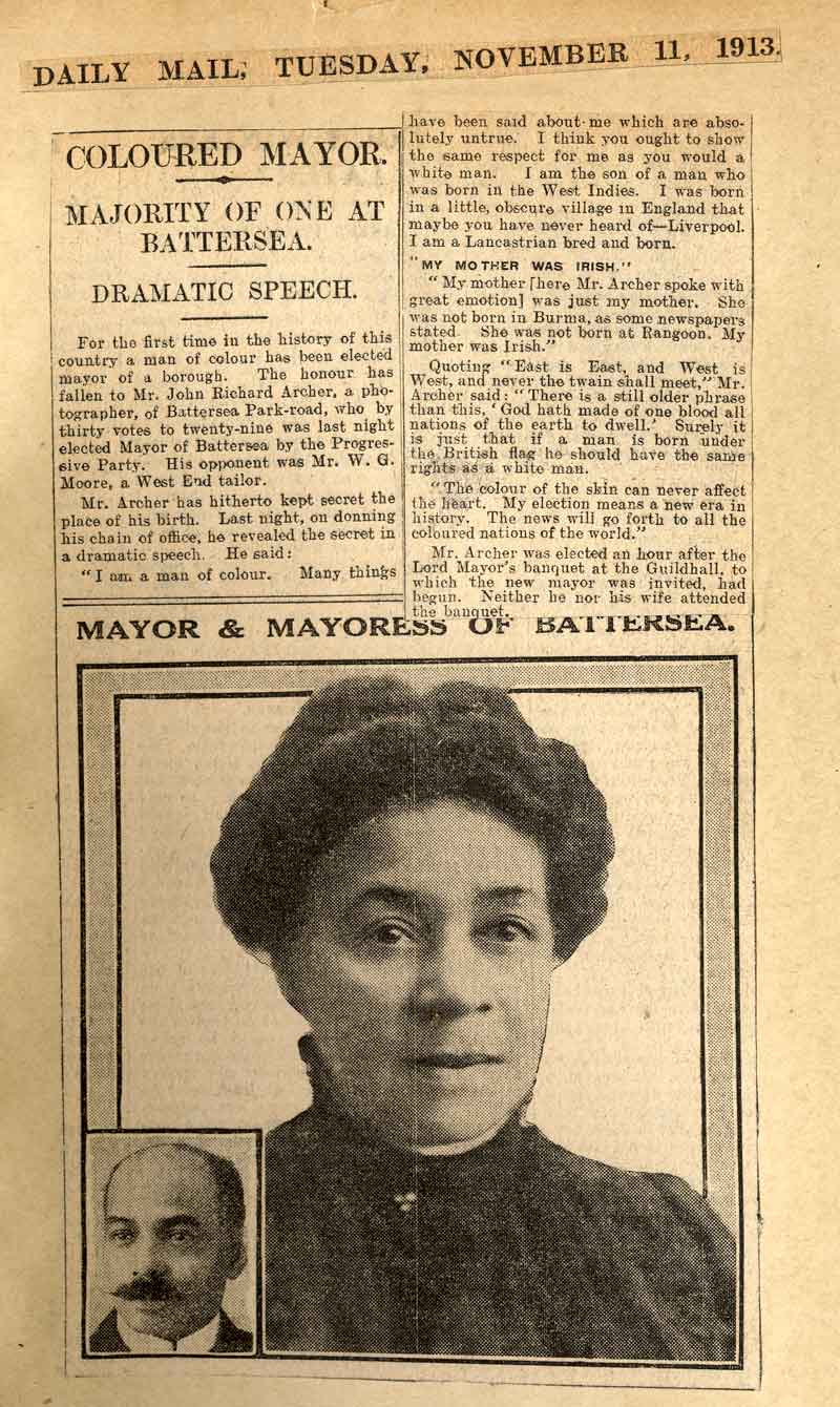 John Richard Archer - the first black mayor of a London borough ...
